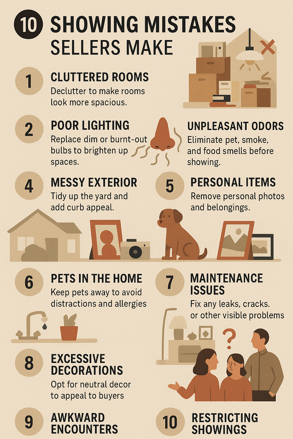 10 Showing Mistakes Sellers Make (And How To Avoid Them) - Nick Garcia ...